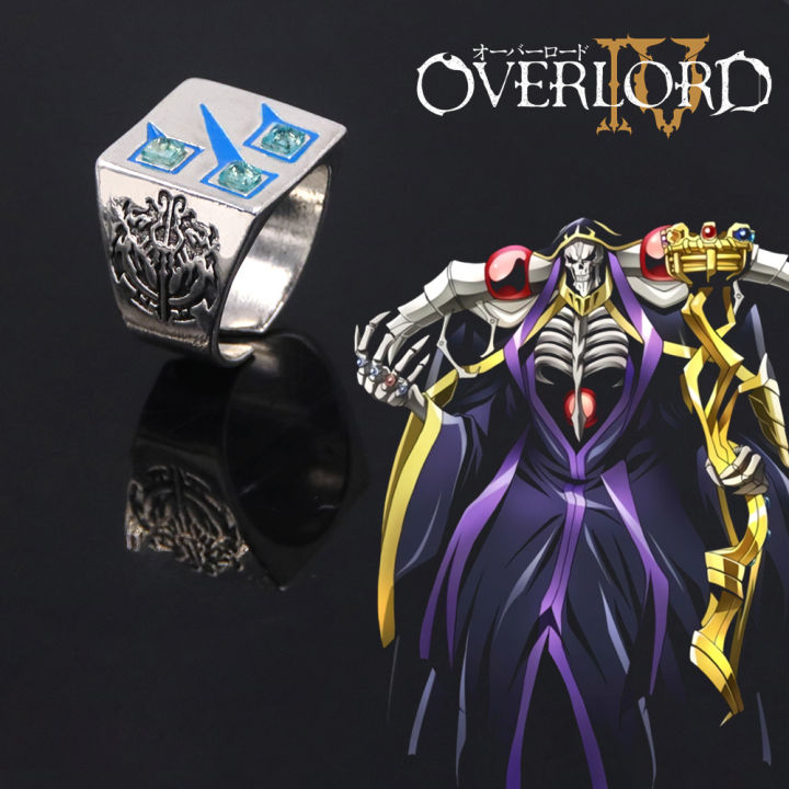 Anime OVERLORD Star Cosplay Ring YGGDRASIL Ainz Ooal Gown Momonga ...