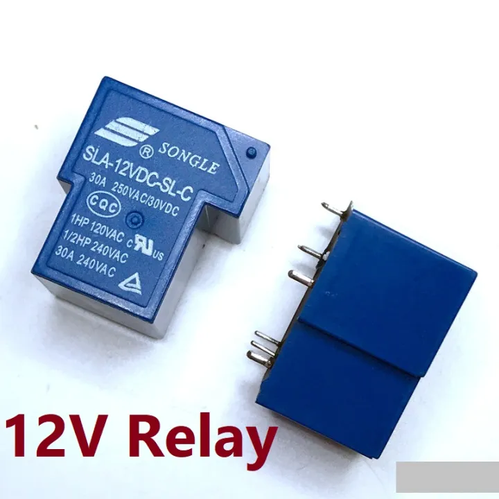 BANG Relay 12V Bang Relay DC12V 30A 250VAC 6 Pin Coil SPDT Power Relay ...