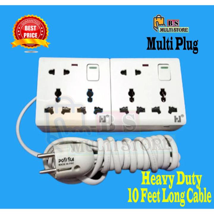 Multi Plug (Heavy Duty+Long Lusting) 16 Pin Universal Socket And 10 ...