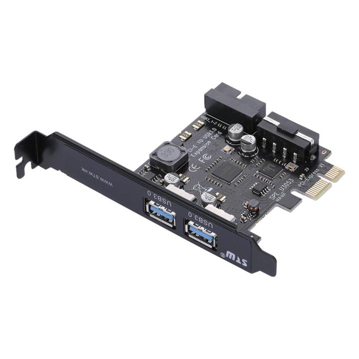 STW PCI-E to USB 3.0 2-Port PCI Express Card Mini PCI-E USB 3.0 Hub ...