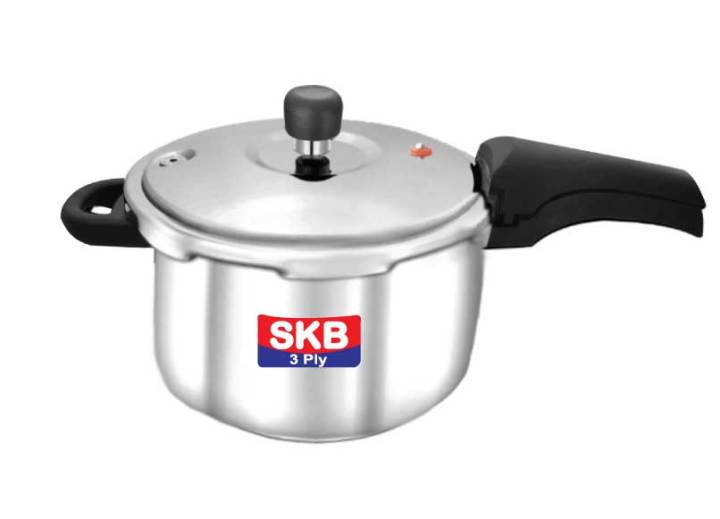 SKB "3Ply Pressure Cooker 5 Ltr" sus304 food-grade stainless steel ...