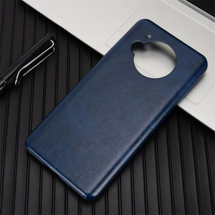 For Sharp Aquos R7 SH-52C Slim Litchi Texture PU Leather Phone Case For ...