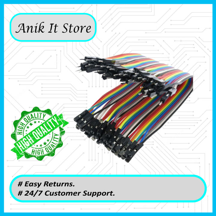 40pcs Male to Male Wire Jumper Cable | Daraz.com.bd