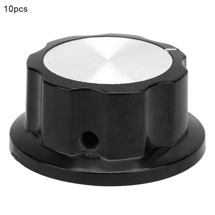 10pcs Potentiometer Knurled Knobs Band Switch Rotary Button Volume ...