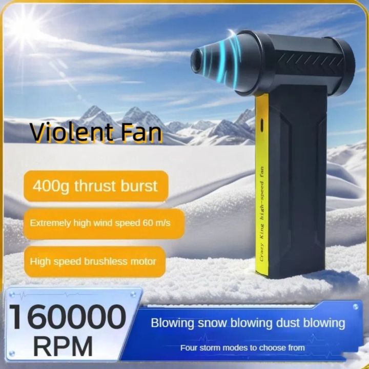 Handheld 160000 RPM Powerful Dust Blower Brushless Motor Electric Turbo ...