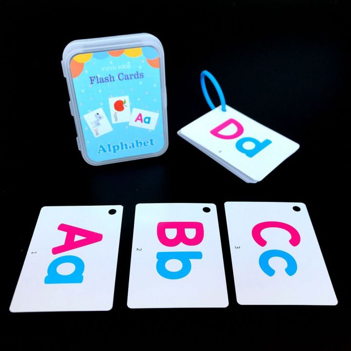 Children Kid 1PC Handwritten Flashcards Letters Memory Training English ...