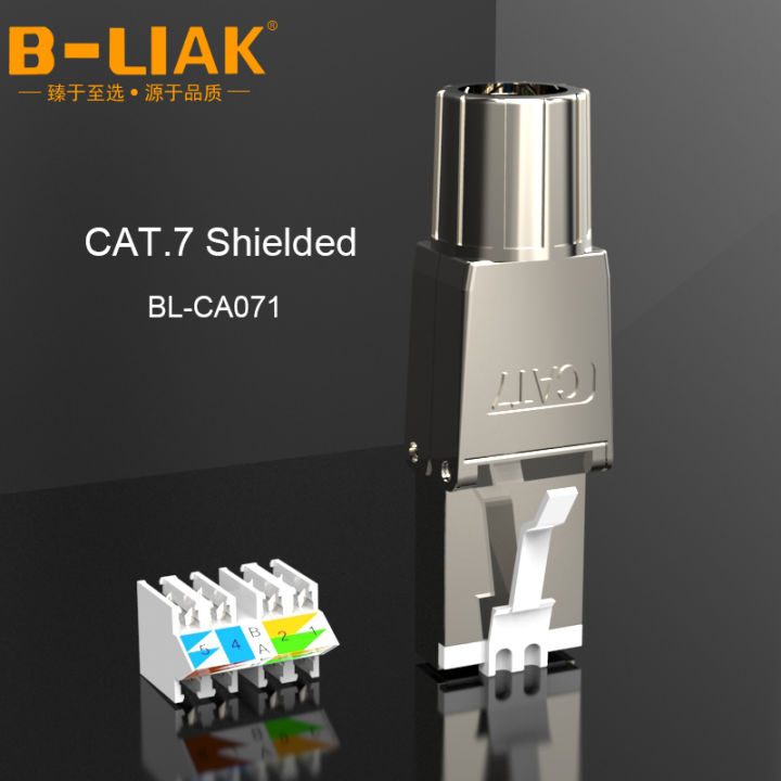 B-LIAK RJ45 8P8C STP Shielded Field Connector - RJ45 Termination Plug ...