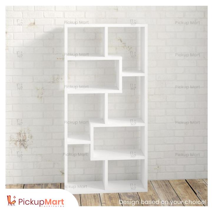 Laminated Board Book Shelf | Showpiece Rack | Living Room furniture ...