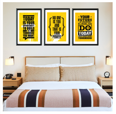 New Motivational wallmate for wall decor 03 pcs | Daraz.com.bd