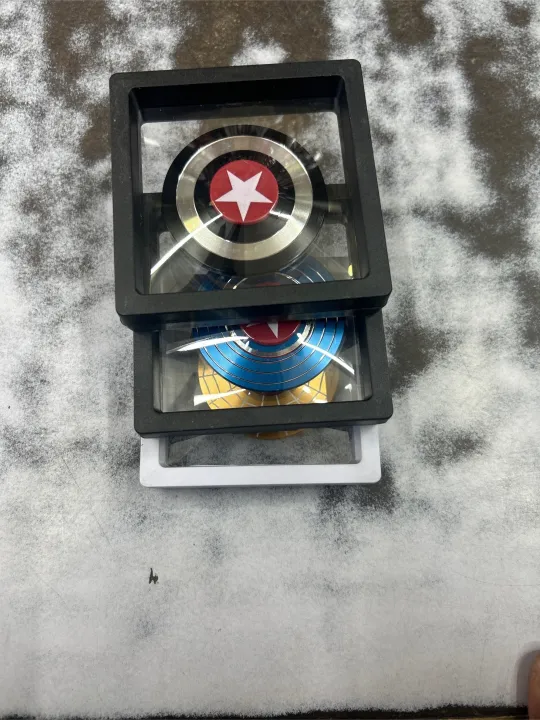 Captain America Shield Metal Hand Spinner Fidget | Daraz.com.bd