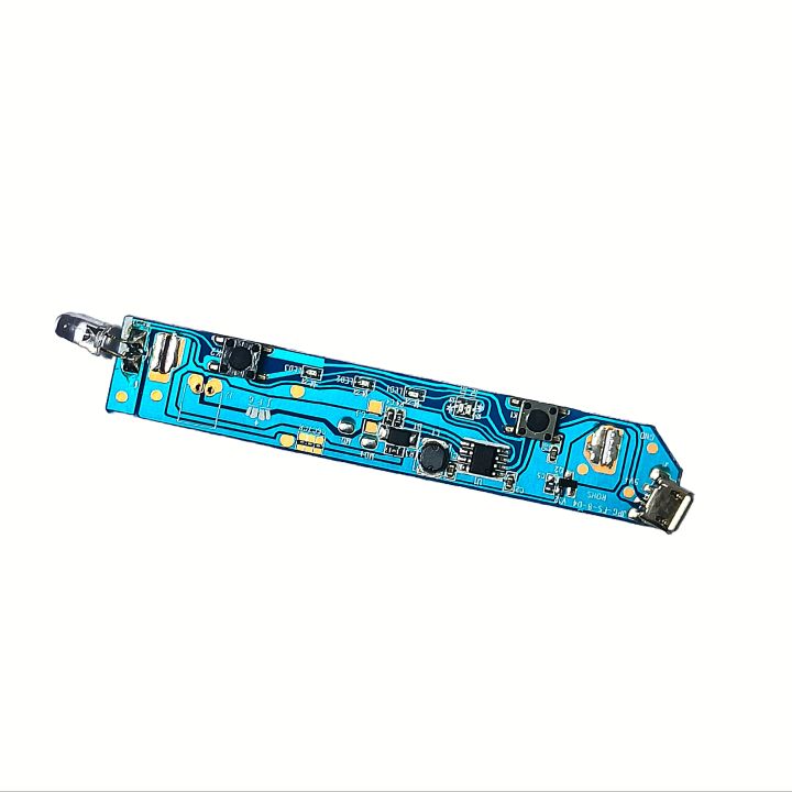 Mini Rechargeable Fan Circuit 4.2V DC with LED Torch | Daraz.com.bd
