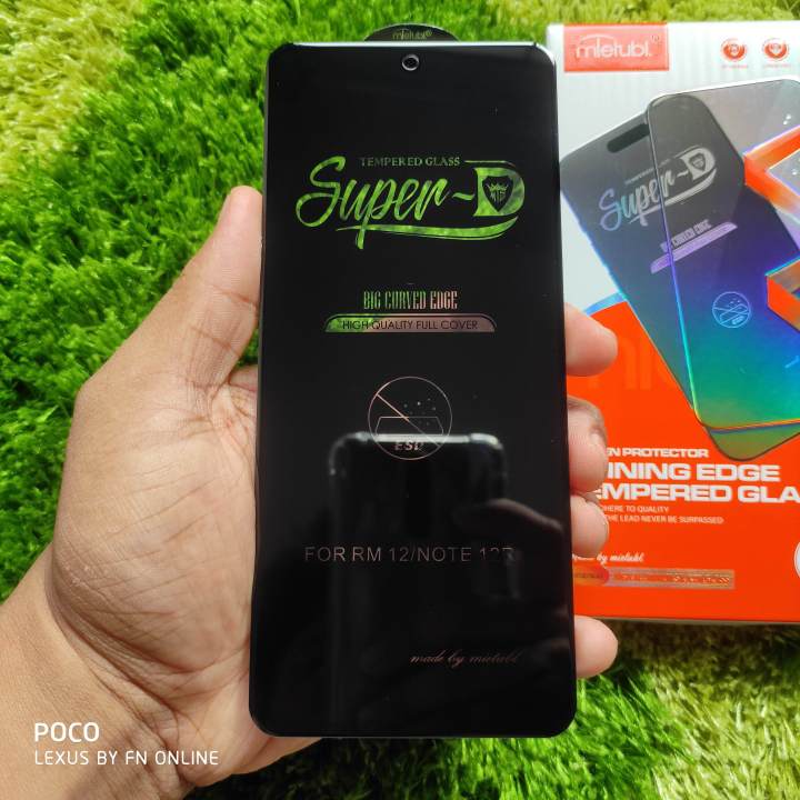 Mietubl Super D Glass Protector For Redmi 12 4g, Redmi 12 5g, Redmi 12R 5g, Poco M6 Pro 5g ...