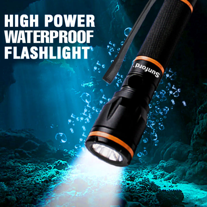 Sunford Original SF-440WP Waterproof Rechargeable Mini Pocket Size LED ...