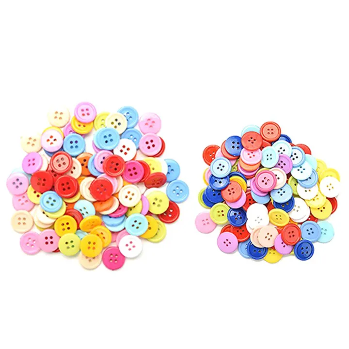 200 Pcs Generic DIY random color sewing buttons Craft for | Daraz.com.bd