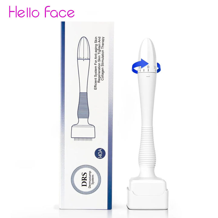 Derma Stamp Adjustable Microneedling With 140 pin Needles Face Body ...