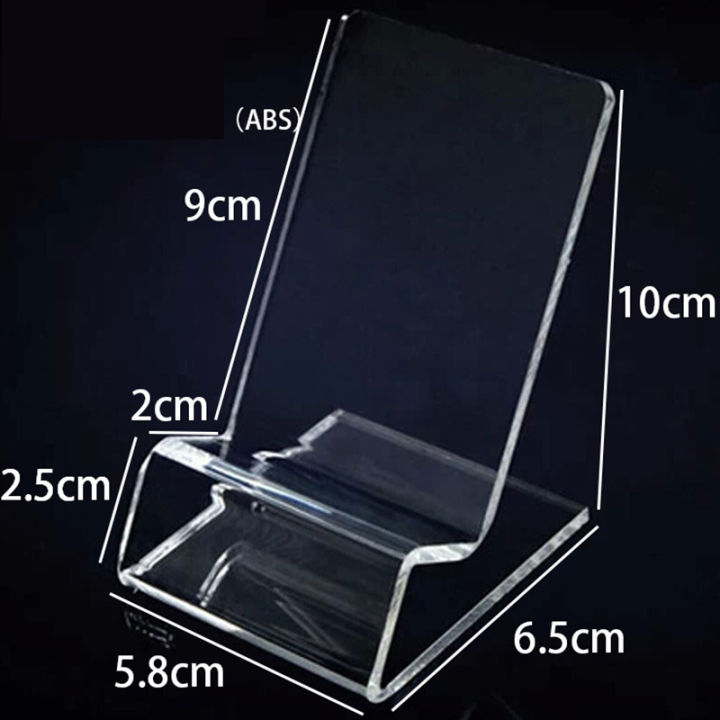 Clear Plastic transparent Stand Shelf Window Counter Display Showcase ...