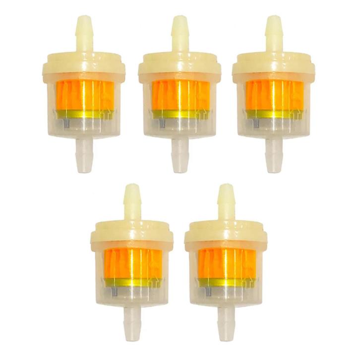 5Pcs Universal Motorcycle Gasoline Gas Fuel Gasoline Oil Filter For ...