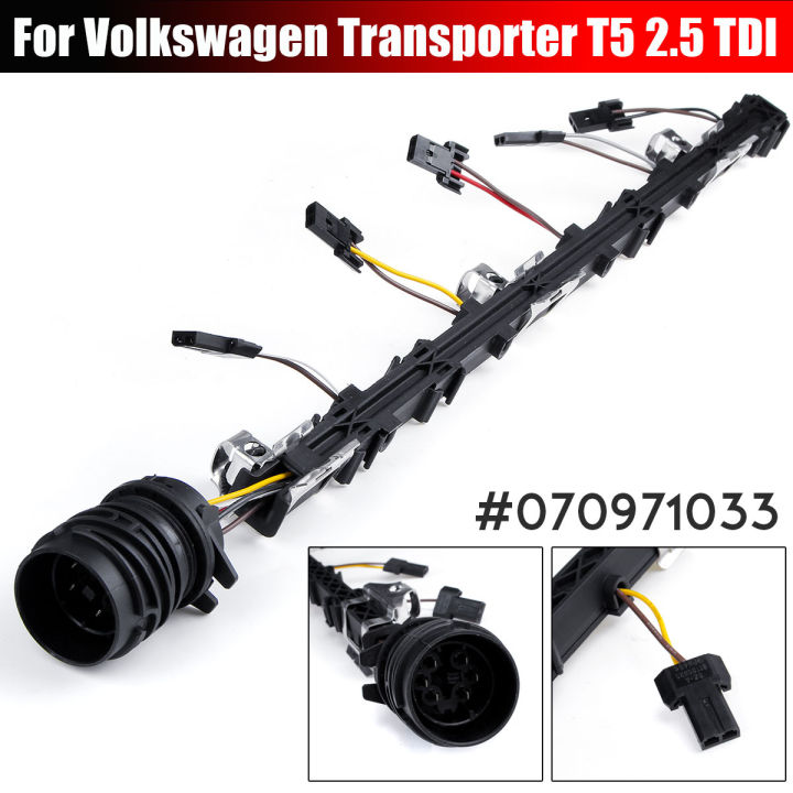 Injector Wiring Loom Pump Nozzle Pipe Set For Volkswagen Transporter T5 ...