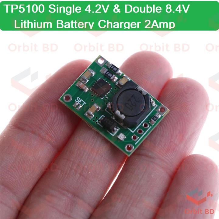TP5100 Module Single 4.2V & Double 8.4V AAA AA Lithium Li-Ion Battery ...