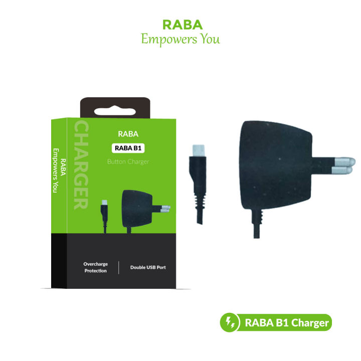 RABA B1 Button Phone Type-B Charger (Light Color Changing) | Daraz.com.bd