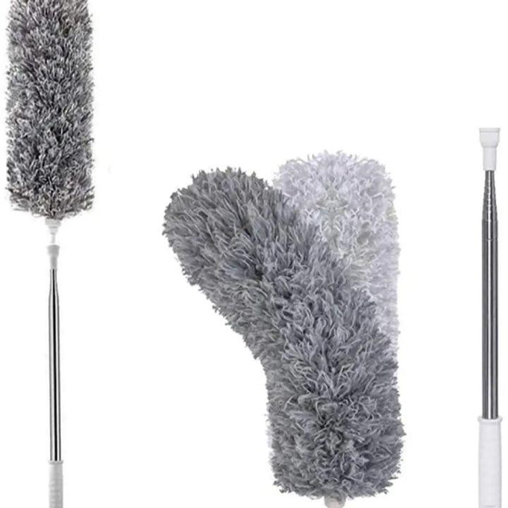 Bendable feather duster with Extra long Extendable microfiber duster ...