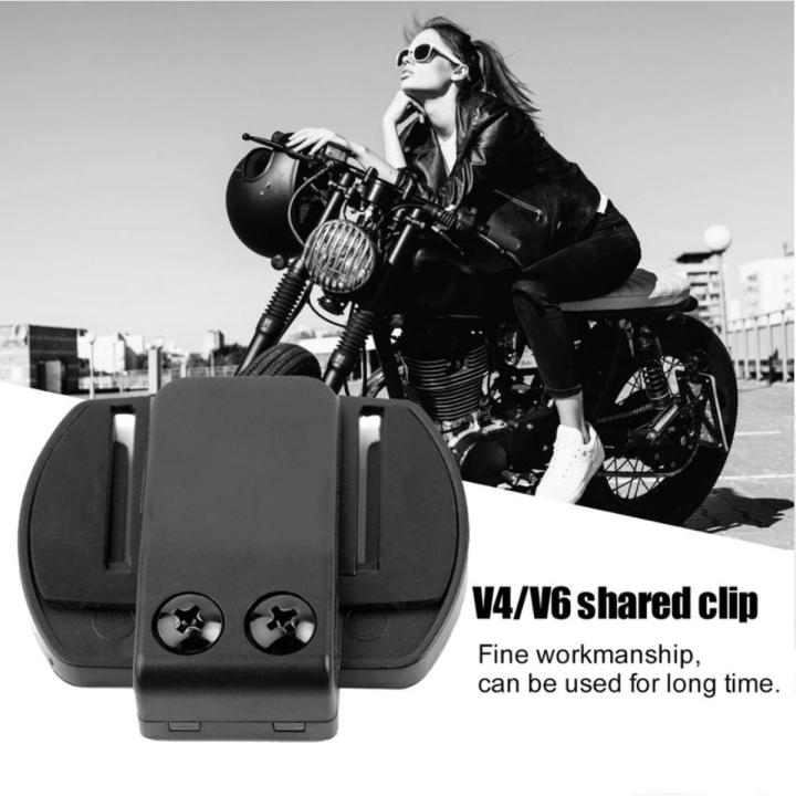 V6 V4 Helmet Intercom Clip Mounting Bracket Accessory for V6 V4 Full ...