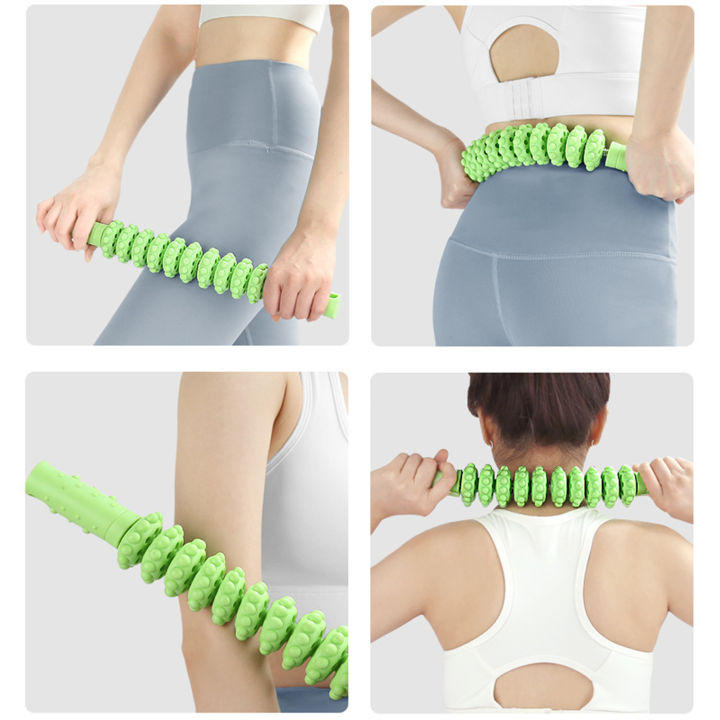 Ten-wheel Massage Roller Ultimate Deep Tissue Massage Roller for Full ...