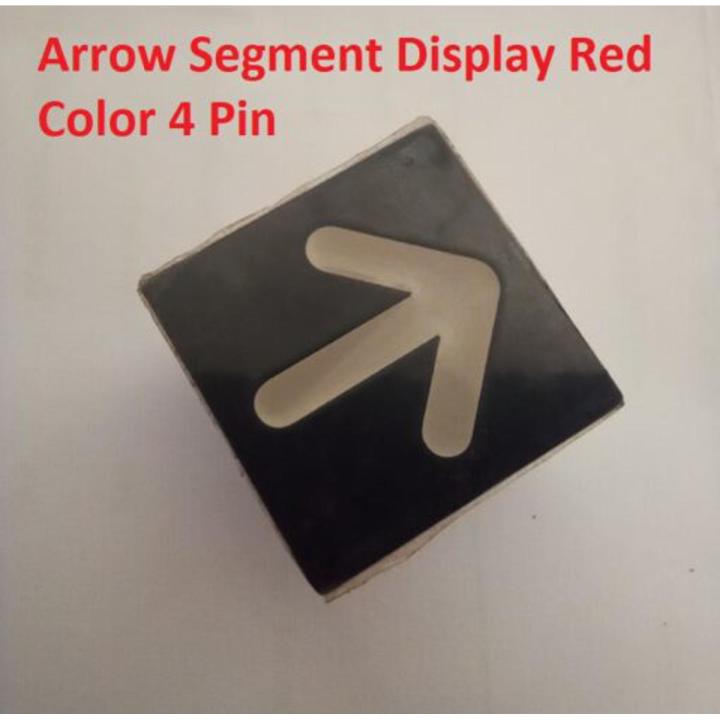 Arrow Segment LED Display 4 Pin Red Color For Elevator Panel Arduino ...