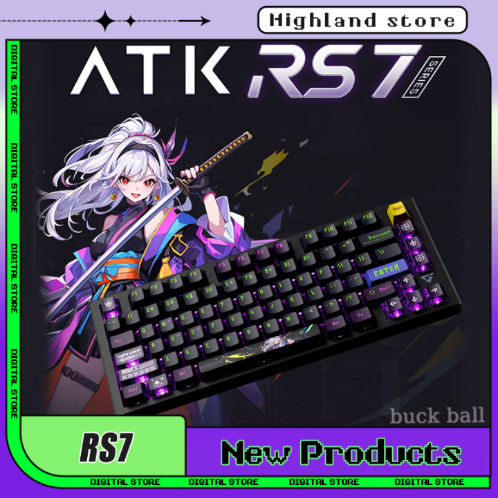 ATK RS7 Mechanical Keyboard Magnetic Switch RGB 8K Smart SPEED X Quick ...