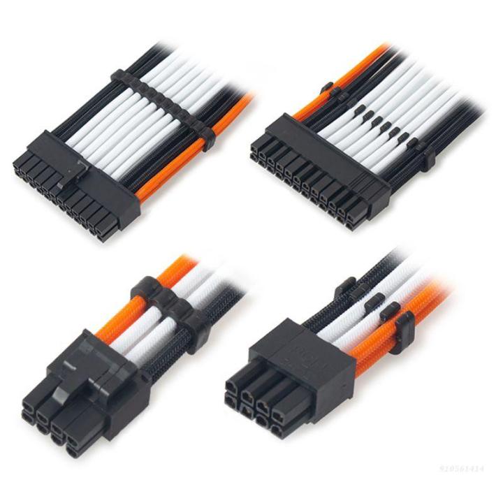 16pcs Cable Comb Pc Power Supply Connector 4/6/8/24 Pin Cables Manager ...