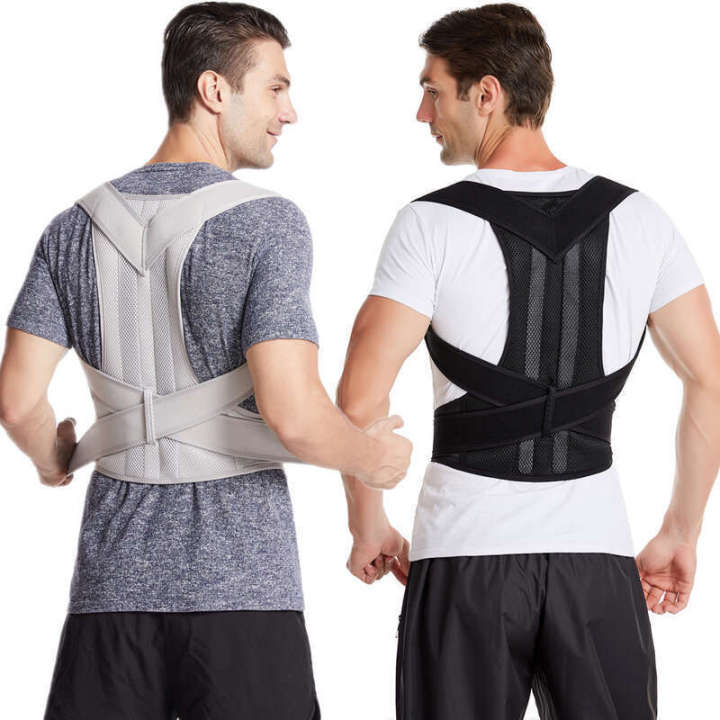 Adult abdominal back fixation male and female spinal posture straps ...