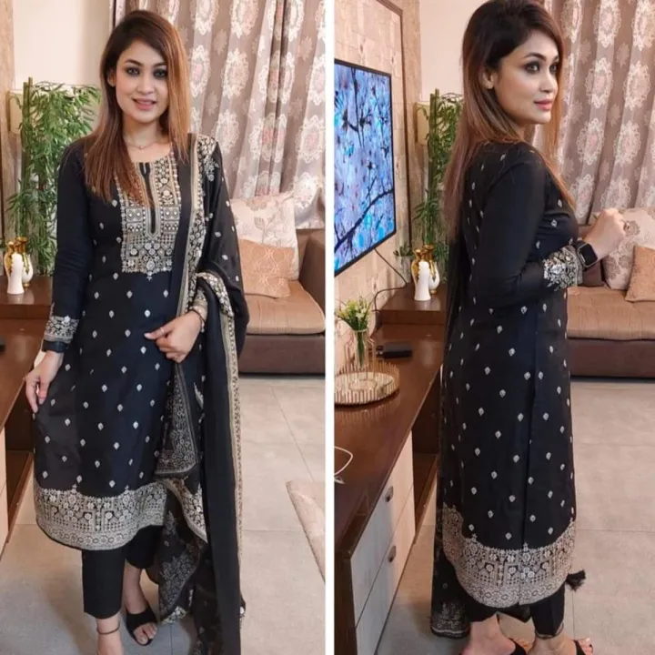 Eid Special Pure Cotton Unstitched Afsan & Screen Print Exclusive ...