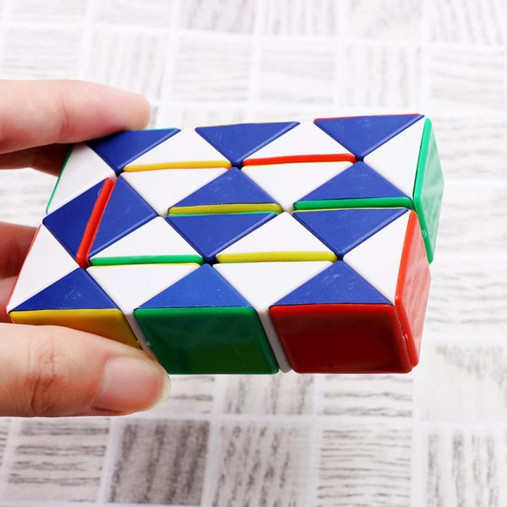 【happy one】24 Blocks Ruler Cube Intelligence IQ Practice Educational ...