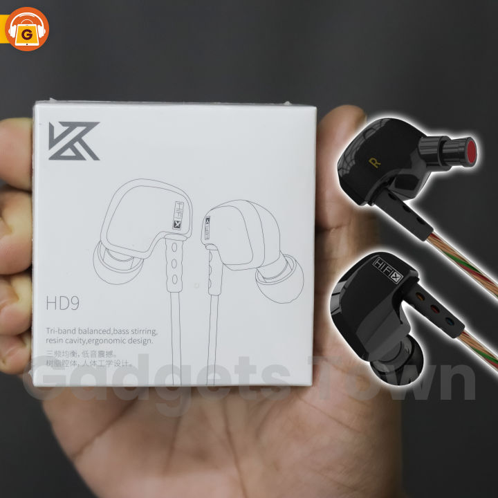 KZ HD9 EDX PRO EDC HIFI Bass Earphones Sport Running 3.5mm Wired Copper ...