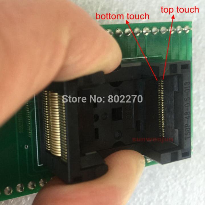 【happy one】TSOP48 adapter/ adaptor/ IC socket for 48-pin ZIF socket ...
