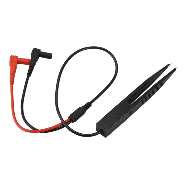 SMD Chip Test Clip Meter Lead Probe Multimeter Tweezer Capacitor ...