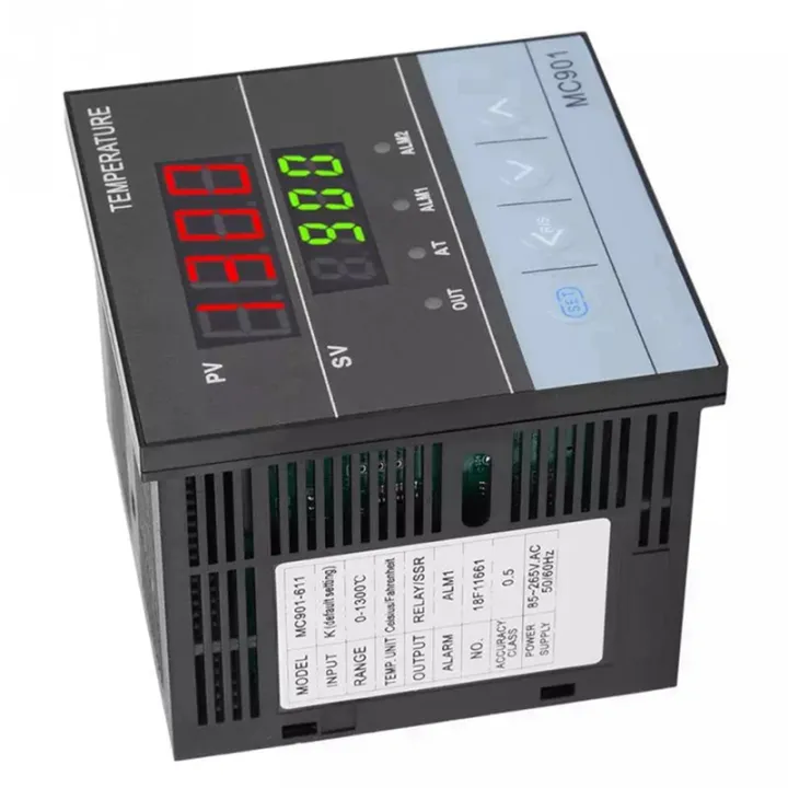 5X MC901 Digital Waterproof Temperature Controller K Type PT100 Sensor ...