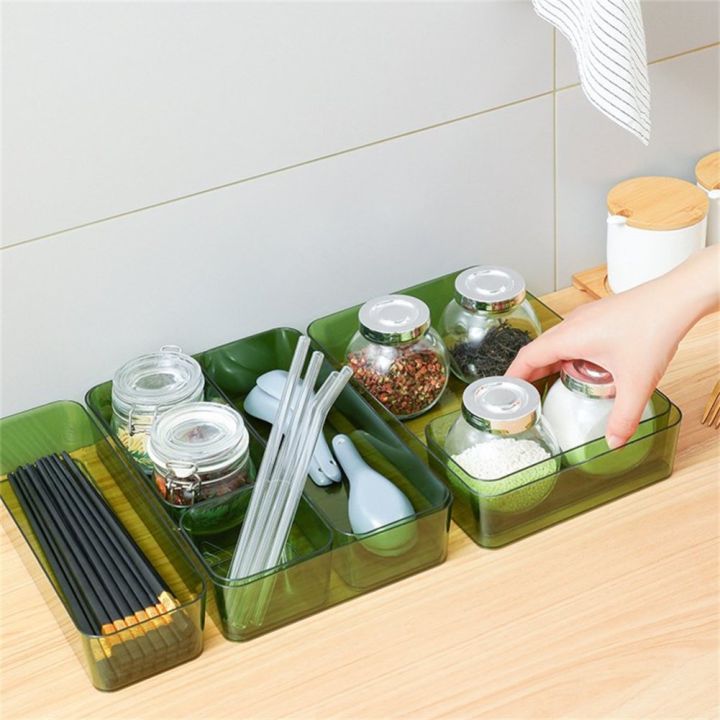 Drawer Partition Storage Box plastic desk sorting small storage box ...