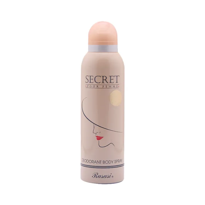 Rasasi Secret Deodorant Body Spray For Women - 200 ml | Daraz.com.bd