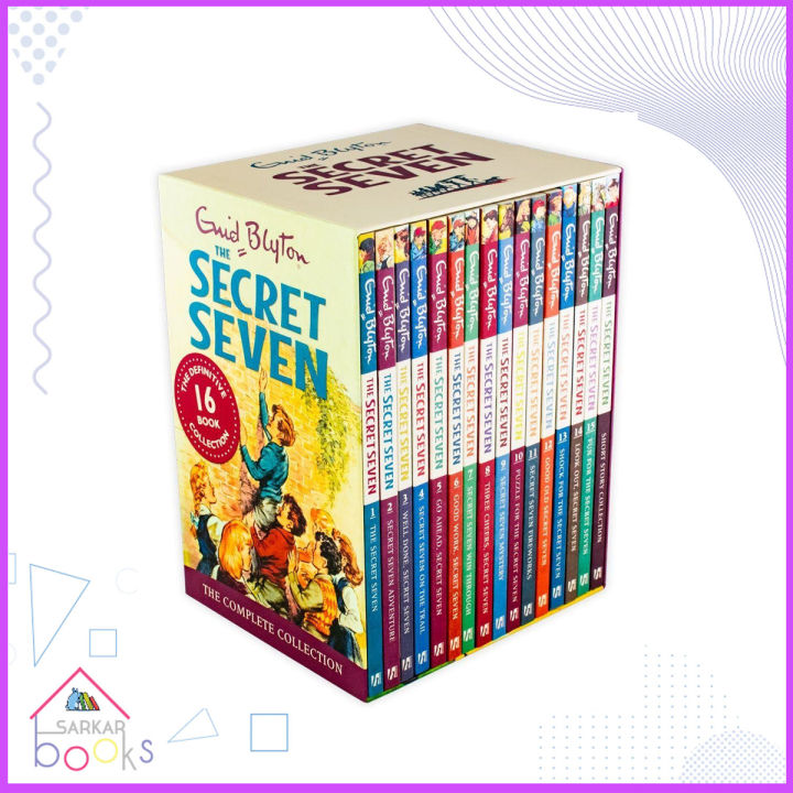 Secret Seven Complete Library Enid Blyton Collection 16 Books | Daraz ...