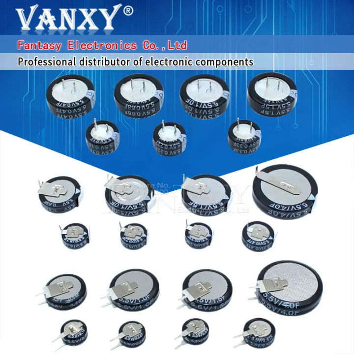5.5V Super capacitor 0.1F 0.22F 0.33F 0.47F 1F 1.5F 4.0F V-type C-type ...