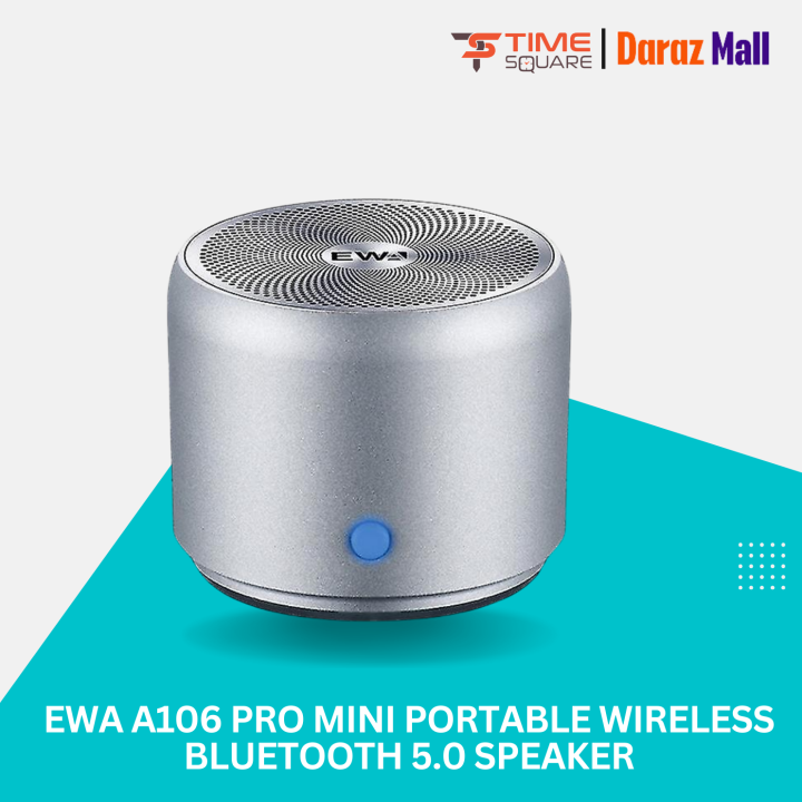 EWA A106 Pro Mini Wireless Bluetooth 5.0 Speaker Custom Bass Radiator ...
