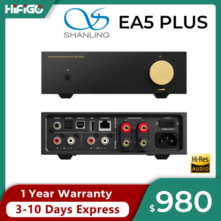 SHANLING EA5 PLUS Desktop Streamer All-In-One Music Centre AKM AK4493EQ Chip Android System ...