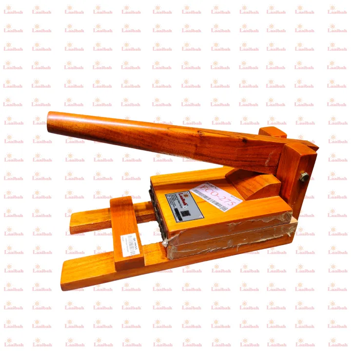 Laaibah Original Mehagoni Wood Ruti maker - Model ECO 275 - Wooden Ruti ...