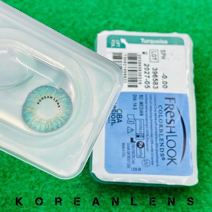 Freshlook Turquoise Colored Contact Lenses | Daraz.com.bd