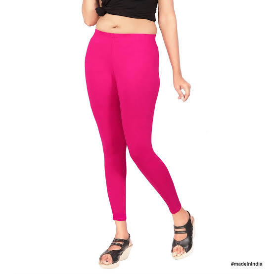 Pink color Cotton solid color lagging for women/ Tise | Daraz.com.bd