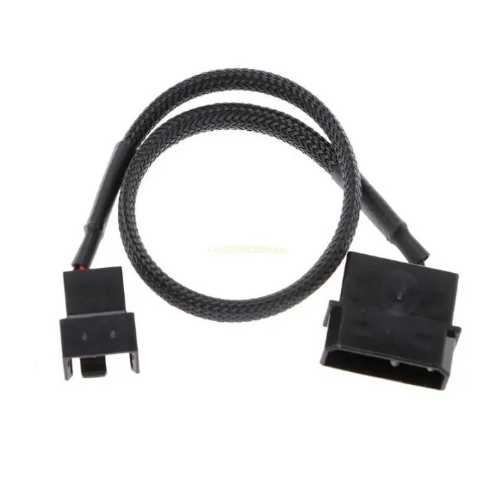 4-Pin Molex Male to 3-Pin/4-Pin PWM for CASE Fan Adapter Connector ...