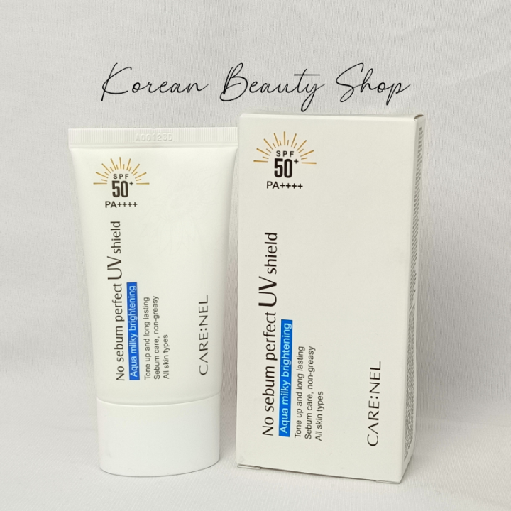 Carenel No Sebum Perfect UV Shield SPF50+ PA++++ 50ml | Daraz.com.bd