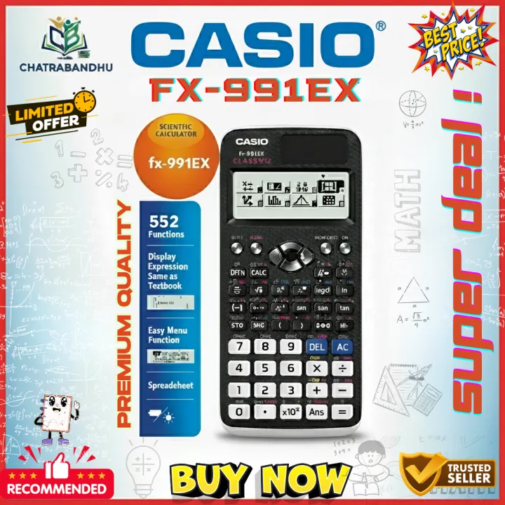 FX 991ex Scientific Calculator - 552 Function – Scientific calculator ...