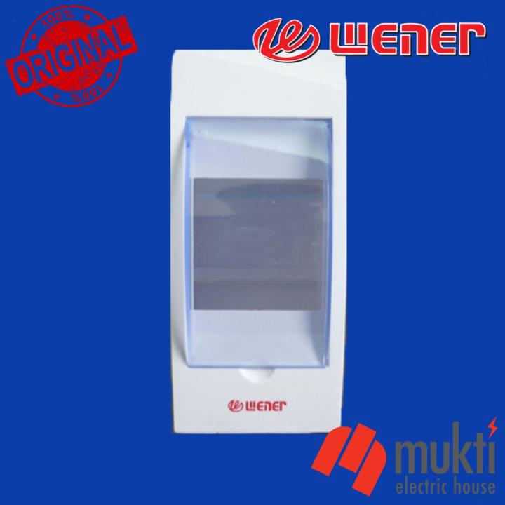 WENER Plastic Distribution Box L2 Two Way Electrical MCB Protection ...